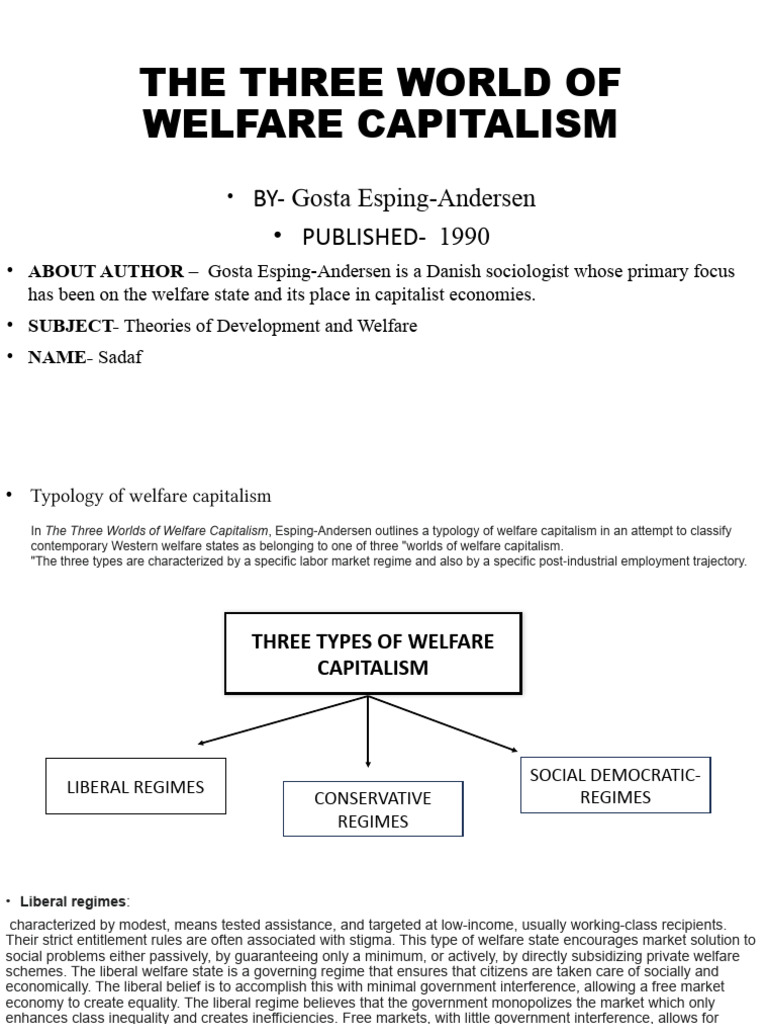 Sadafppt | PDF | Welfare State | Capitalism