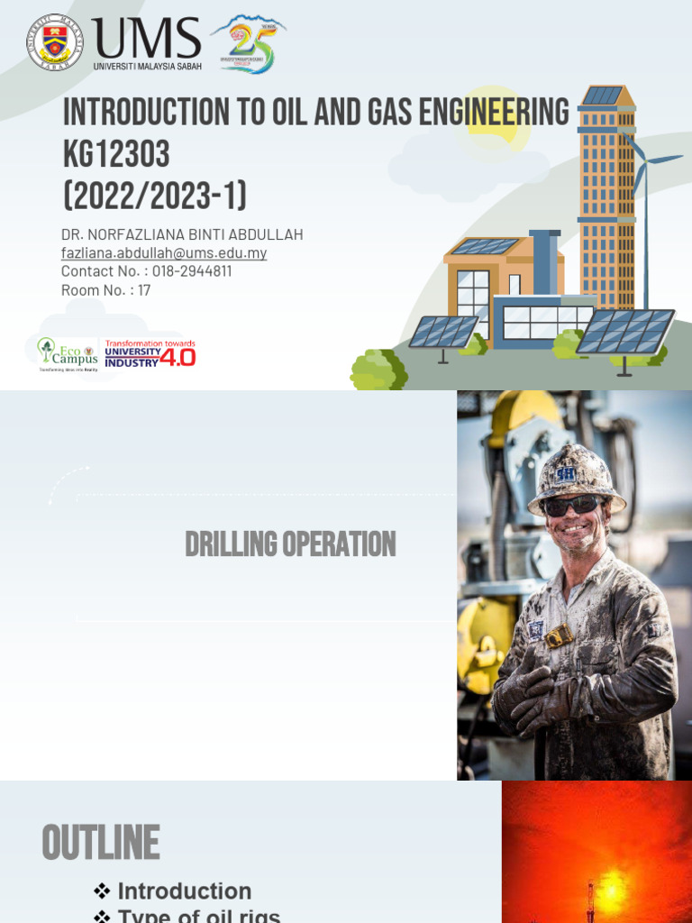 Lecture Note 8-Drilling Operation | PDF | Offshore Drilling | Natural Gas