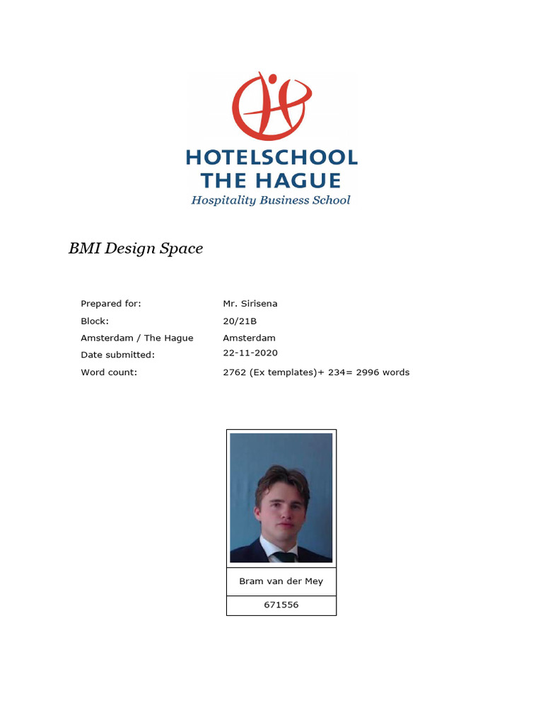 BMI DesignSpace AM 2021B 671556 BramvanderMey | PDF | Business Model ...
