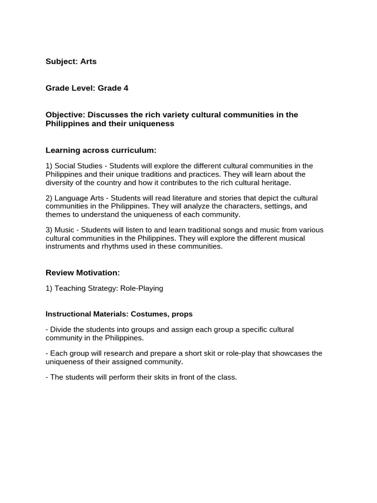 lesson_plan (1) | PDF | Community | Lesson Plan