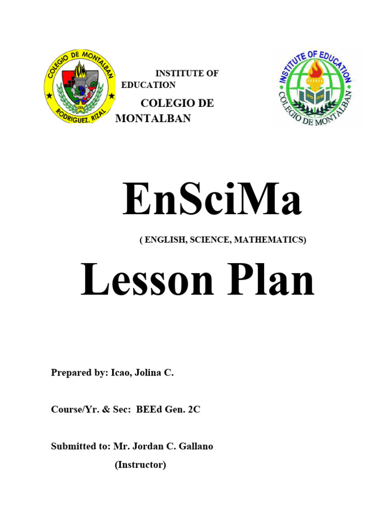 Cdm. Lesson Plan | PDF