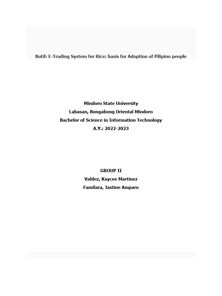 Imrad Outline | PDF | Agriculture | Qualitative Research