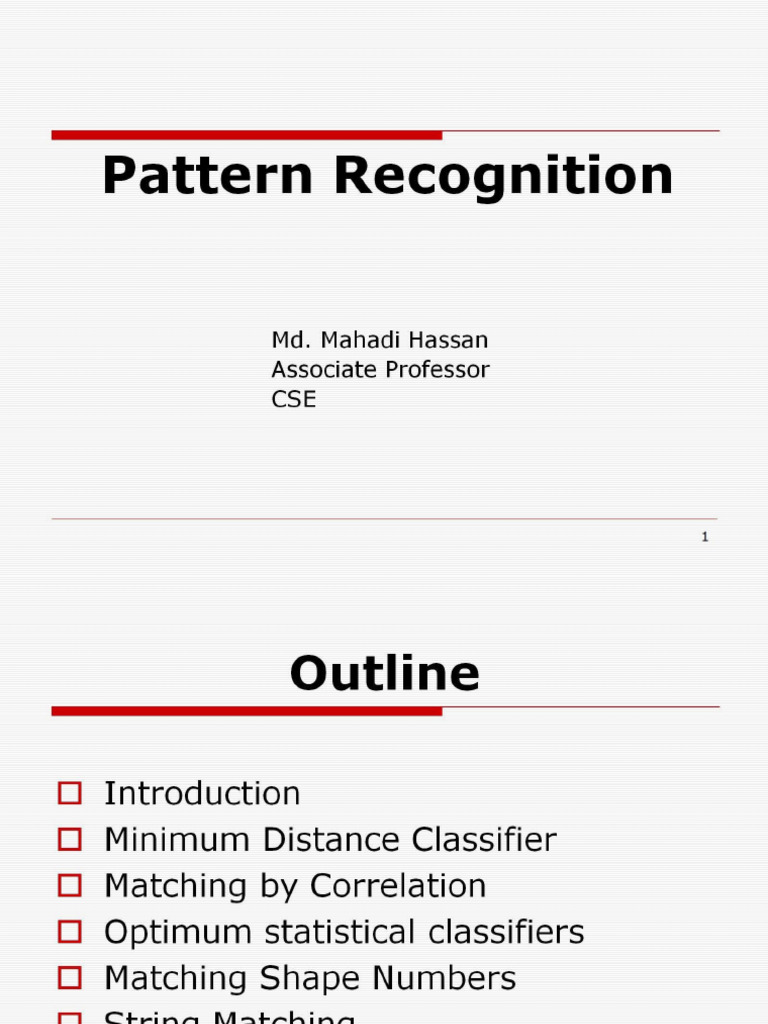 Chap 12 | PDF | Statistical Classification | Pattern Recognition