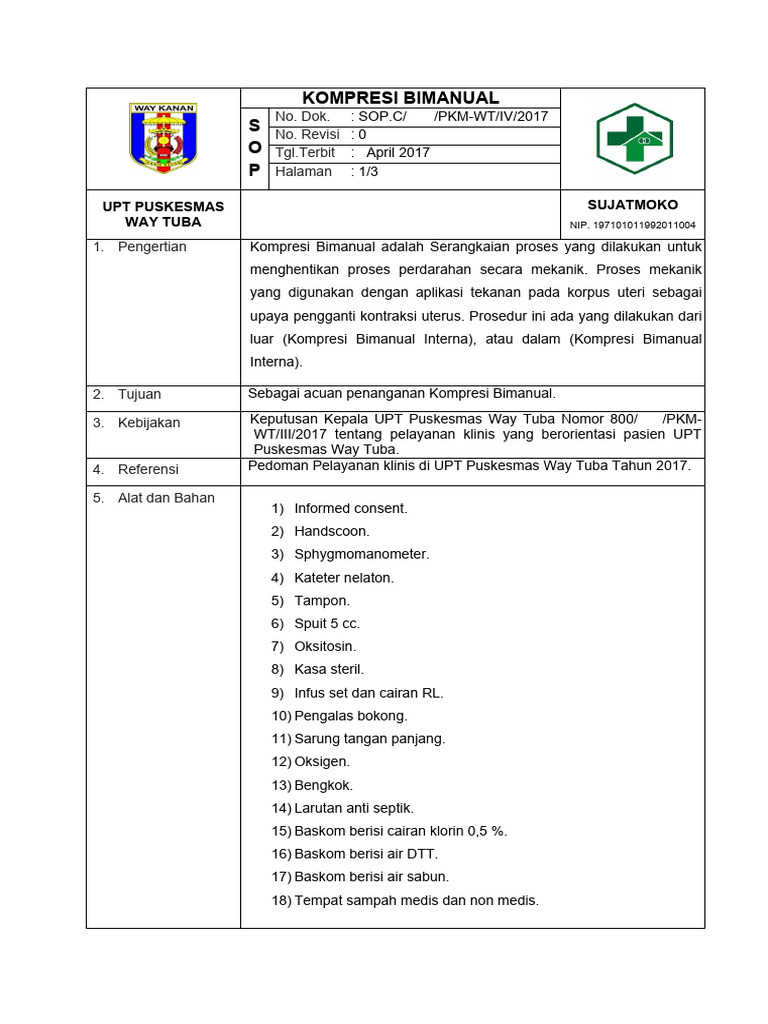 Kompresi Bimanual | PDF | Kesehatan Holistik | Sains & Matematika