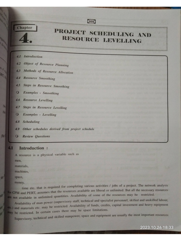 Ch-4 Project Scheduling | PDF
