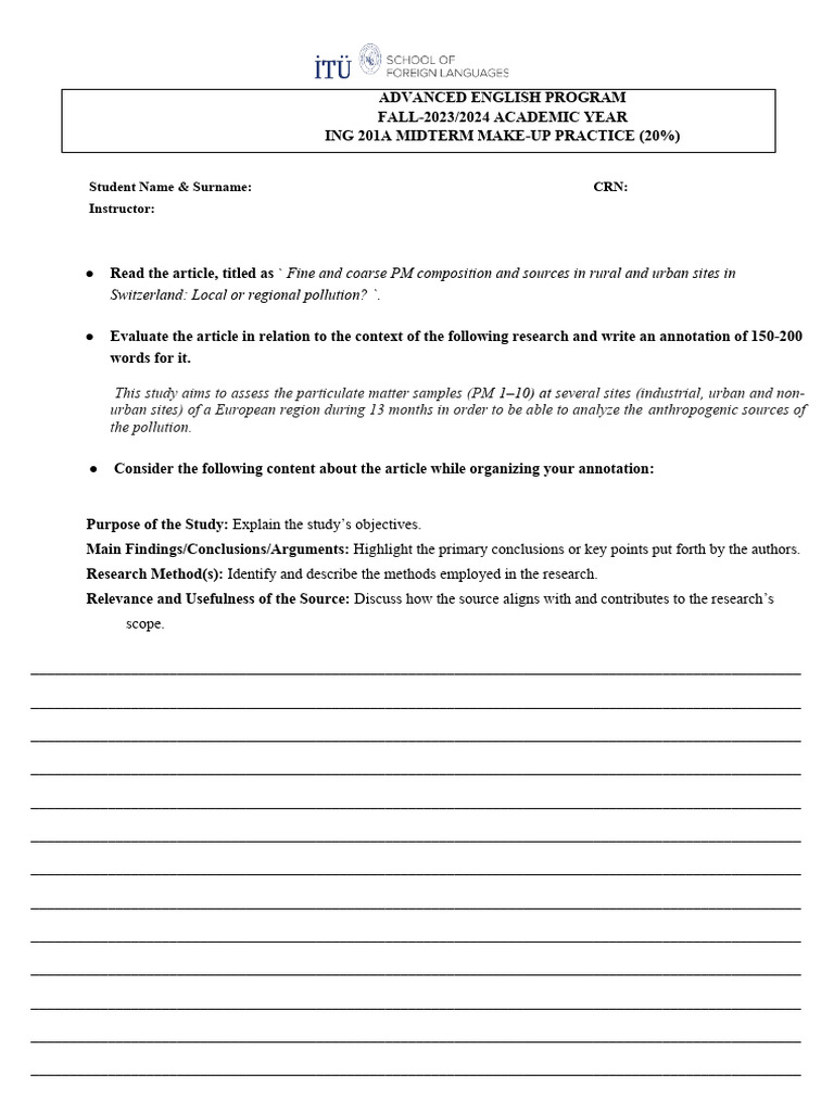 2023-24 Fall ING 201A Midterm Practice | PDF | Methodology | Cognition