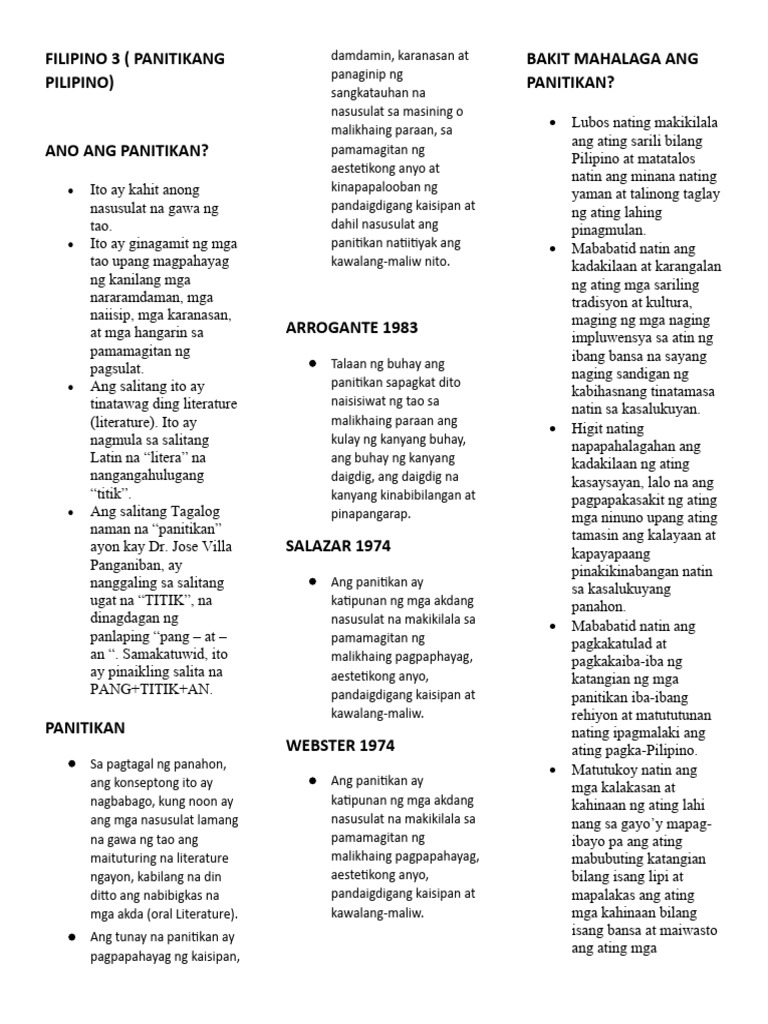 Filipino 3 | PDF