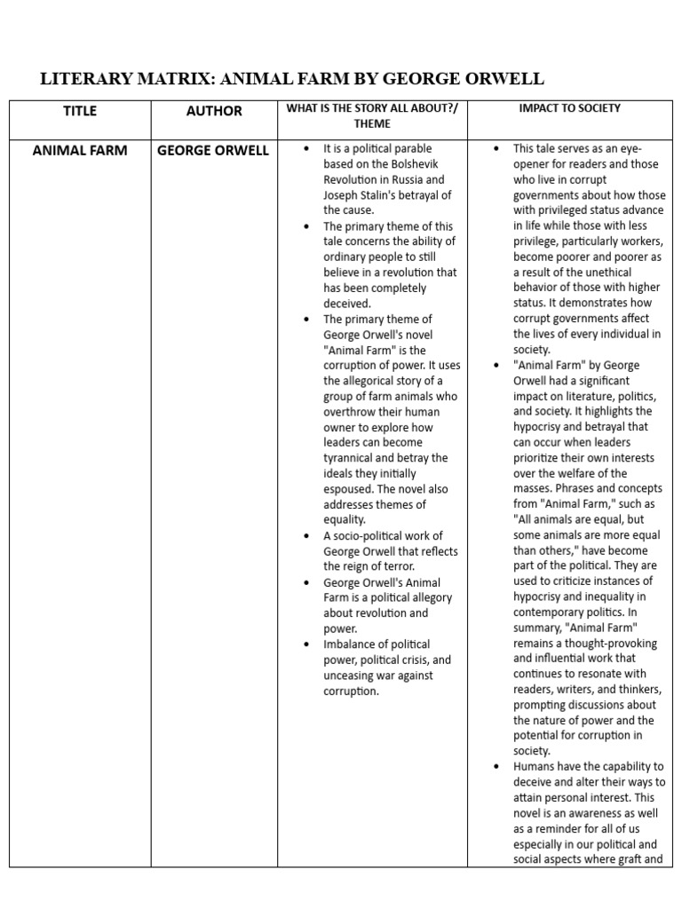Literary Matrix | PDF