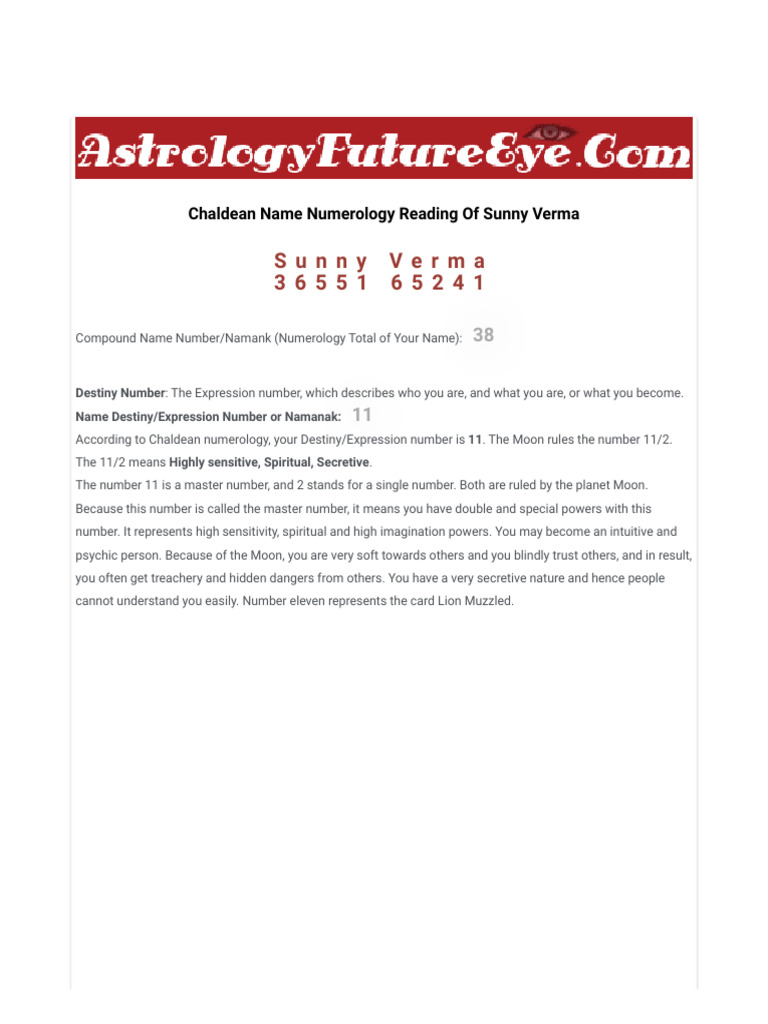 Sunny Number Predictions | PDF
