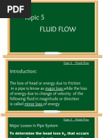 Handout 5 - Major and Minor Losses | PDF | Fluid Mechanics | Continuum ...