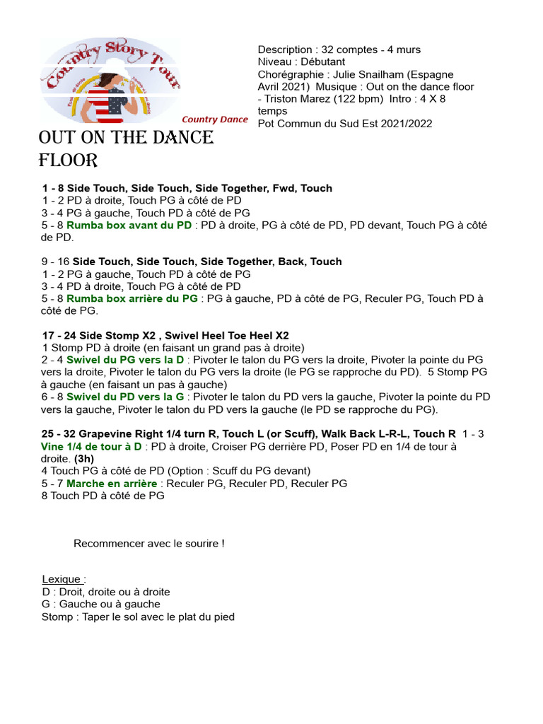 Débutants: Danse Country Facile | PDF
