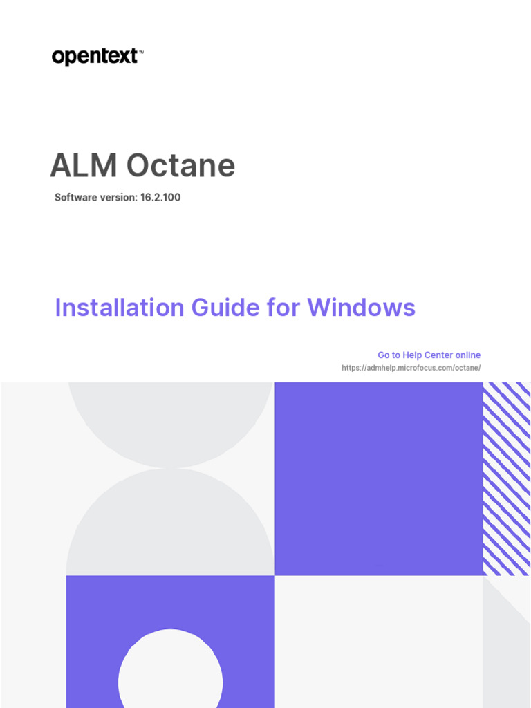 ALM Octane Installation Guide For Windows | Download Free PDF | Databases | Computer Cluster