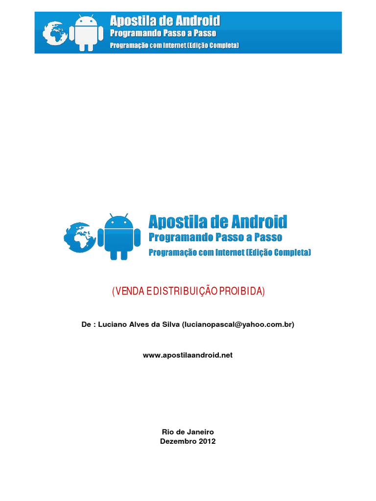 Apostila Android Programacao Com Internet | PDF | Modelo cliente ... Apostila Android Programacao Com Internet | PDF | Modelo cliente ...