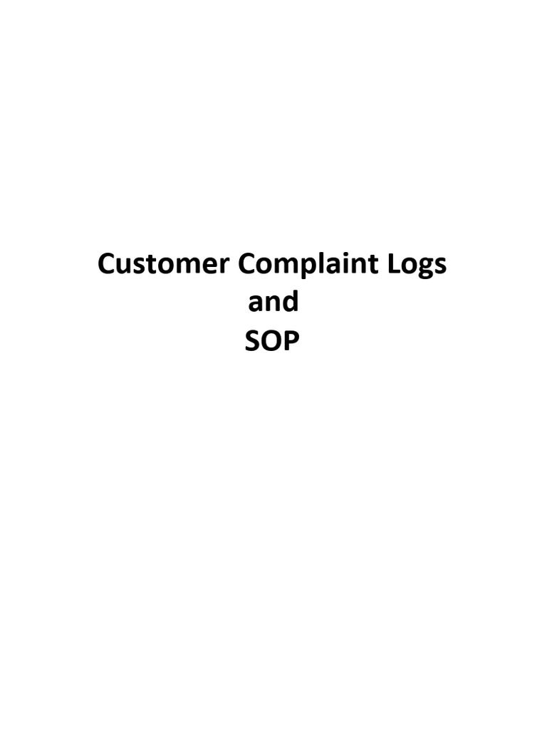 24 Customer Complaint Logs | PDF | Quality Management System | Computing