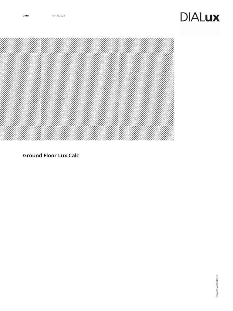 Ground Floor Lux Calc | PDF | Lighting | Architectural Elements