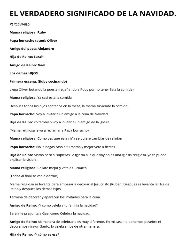 El Verdadero Significado de La Navidad. | PDF | Navidad | Verdad