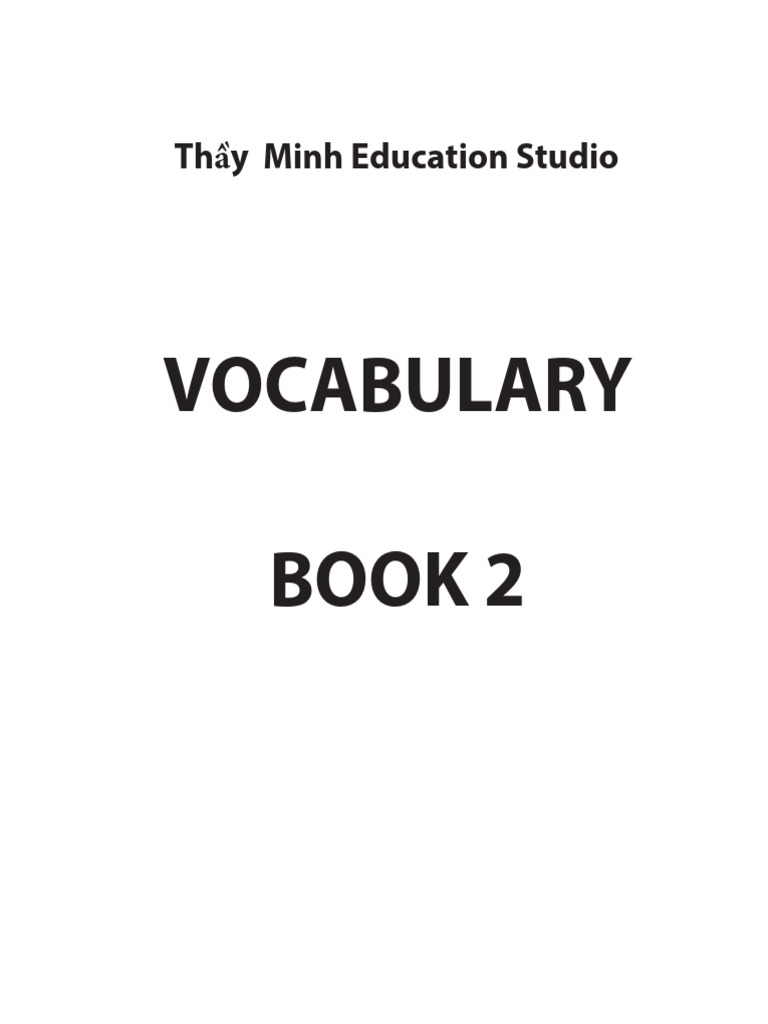 Vocab Book 2 | PDF