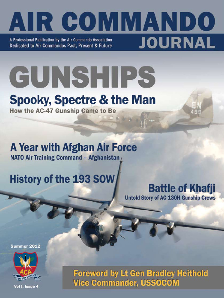 Air Commando Journal (Summer 2012) | PDF | Military | Military Aviation