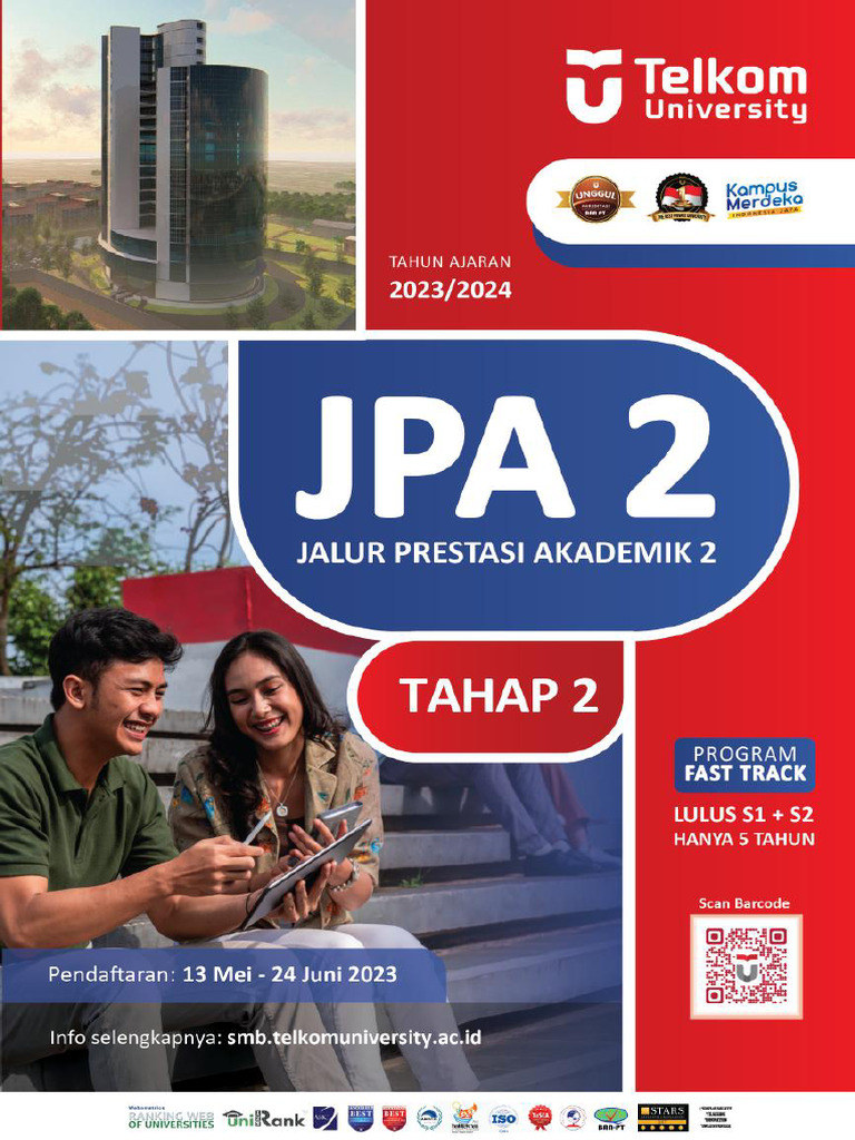 Brosur Jpa 2 Tahap 2 Telkom University 2023 | PDF