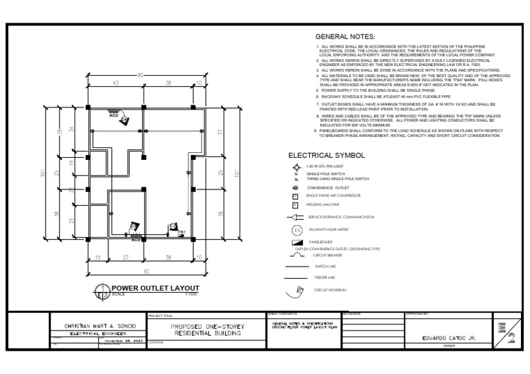 ELECTRICAL MODEL SONCIO For A3 - E2-Model | PDF | Ac Power Plugs And ...