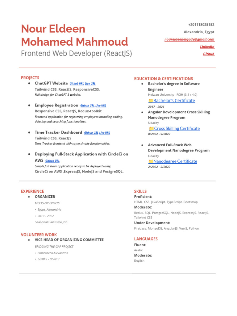 20230304_resume | PDF | Angular Js | Information Technology