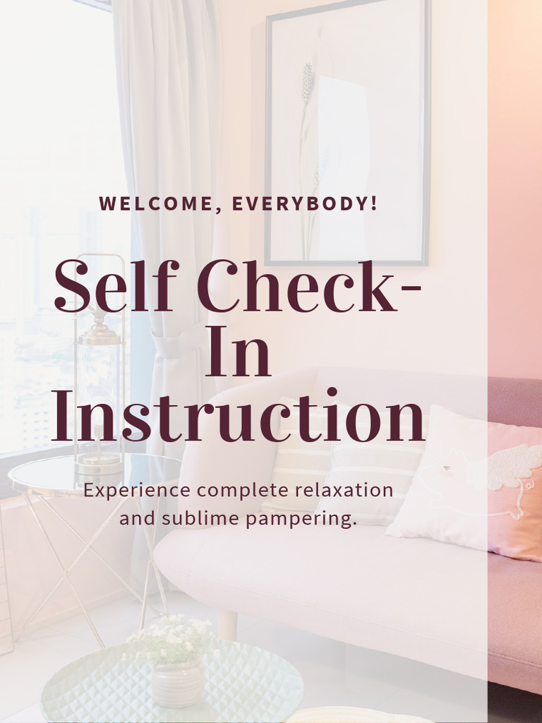 Check in Instruction For Tropicana 218-25-06 | PDF | Parking Lot