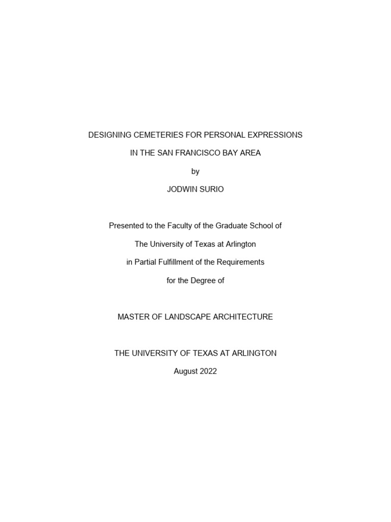 Surio Thesis 2022 | PDF | Cemetery | Burial Surio Thesis 2022 | PDF | Cemetery | Burial