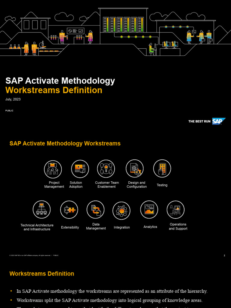 1 SAP Activate Methodology Workstreams Definition | PDF | Analytics ...