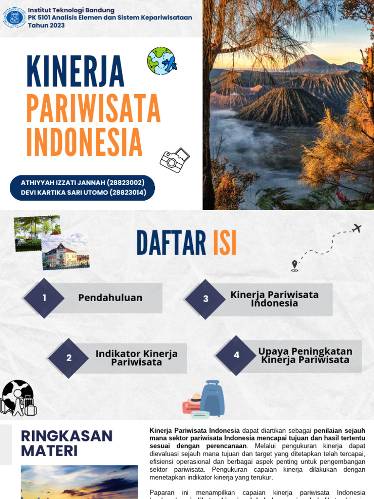 Kinerja Pariwisata Indonesia | PDF | Bisnis | Seni