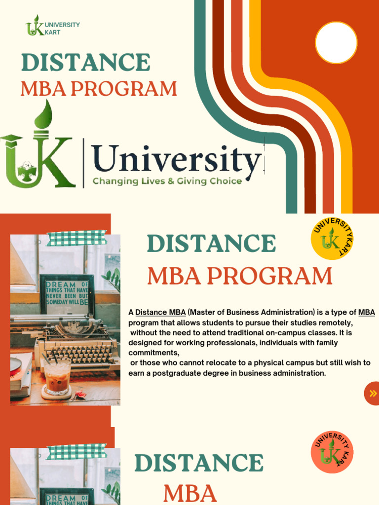 Distance MBA Program | PDF | Master Of Business Administration | Economies