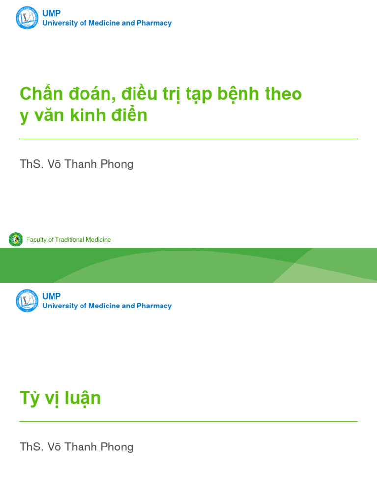 Chan Doan Dieu Tri Tap Benh | PDF