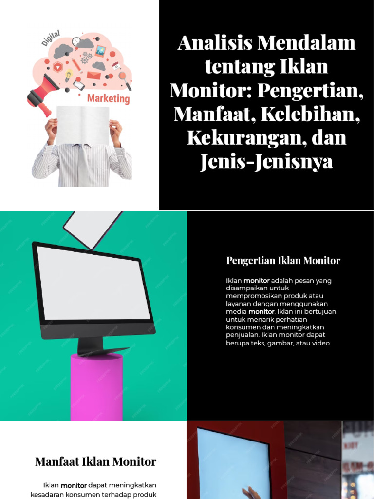 Analisis Iklan Monitor: Kelebihan dan Kekurangan | PDF