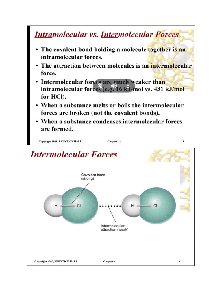 Intermolecular Forces | PDF