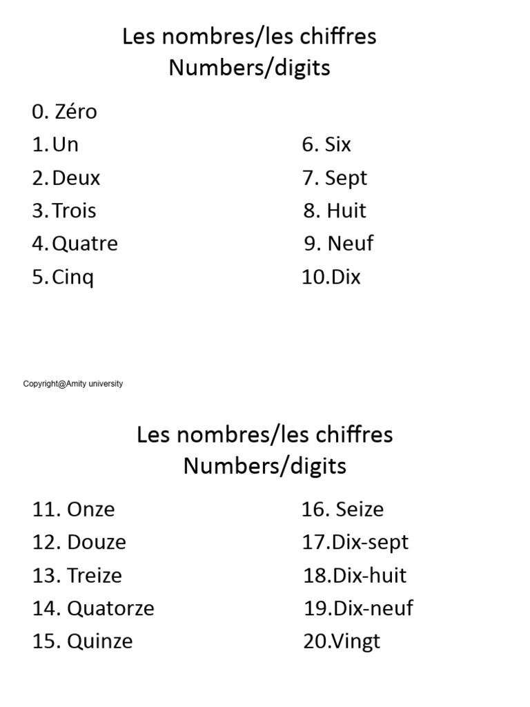 Les Nombres, Les Jours, Les Mois | PDF | Unité de mesure | Espace-temps