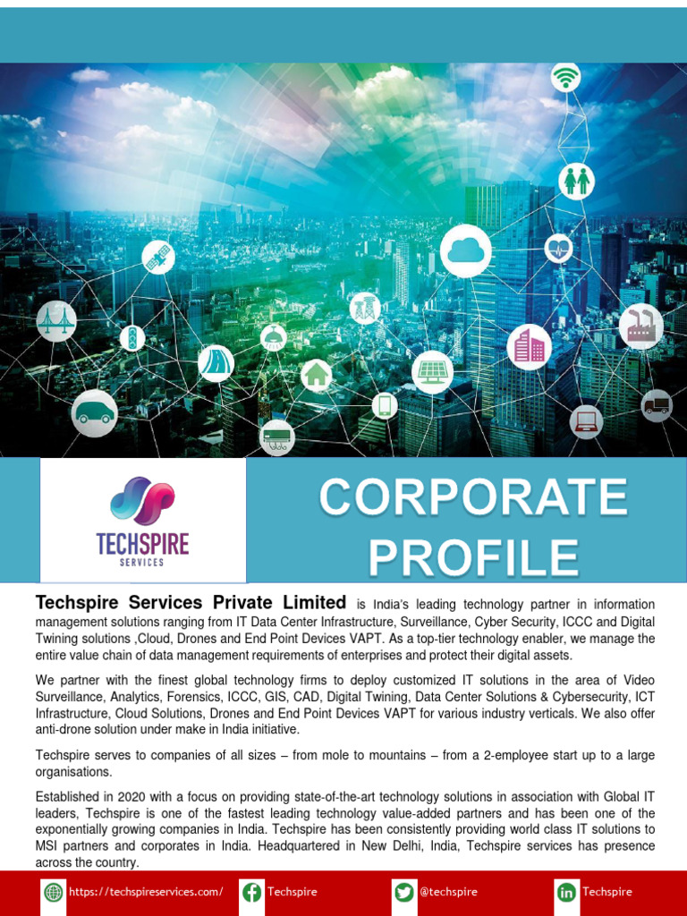 Techspire Brochure | PDF | Cloud Computing | Computer Security