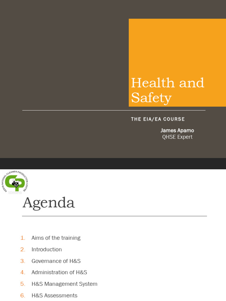 1. Health & safety Training | PDF | Occupational Safety And Health | Hazards