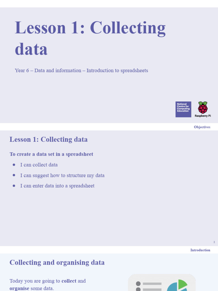 L1 Slides - Introduction To Spreadsheets - Y6 | PDF | Spreadsheet | Computing