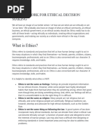 Introduction To The Four Ethical Lenses | PDF | Decision Making | Justice