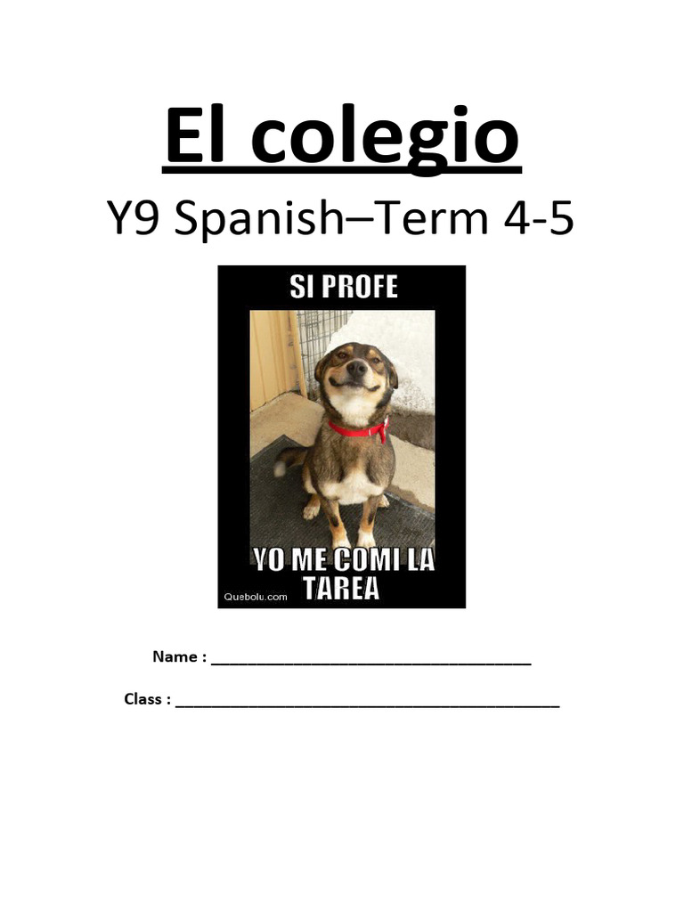 El Instituto Module Booklet | PDF