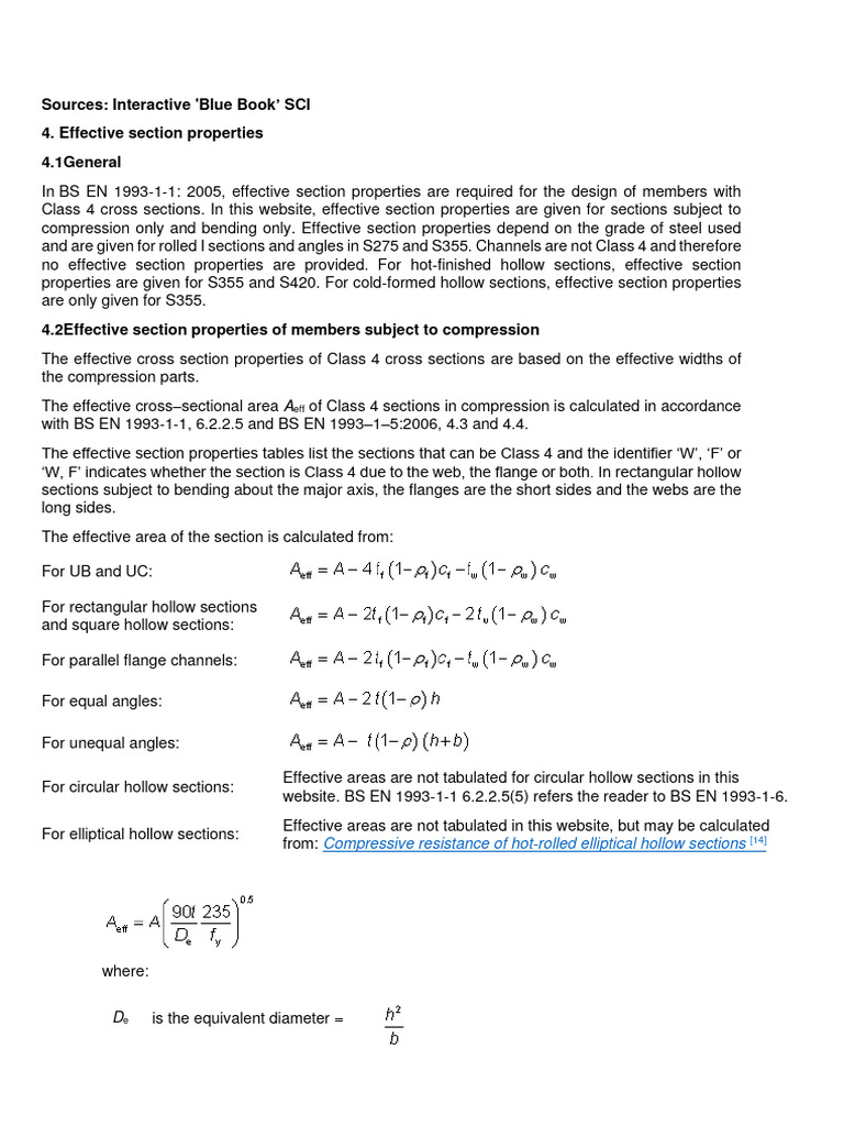 Effectiveareaformula | PDF | Mechanical Engineering | Applied And Interdisciplinary Physics