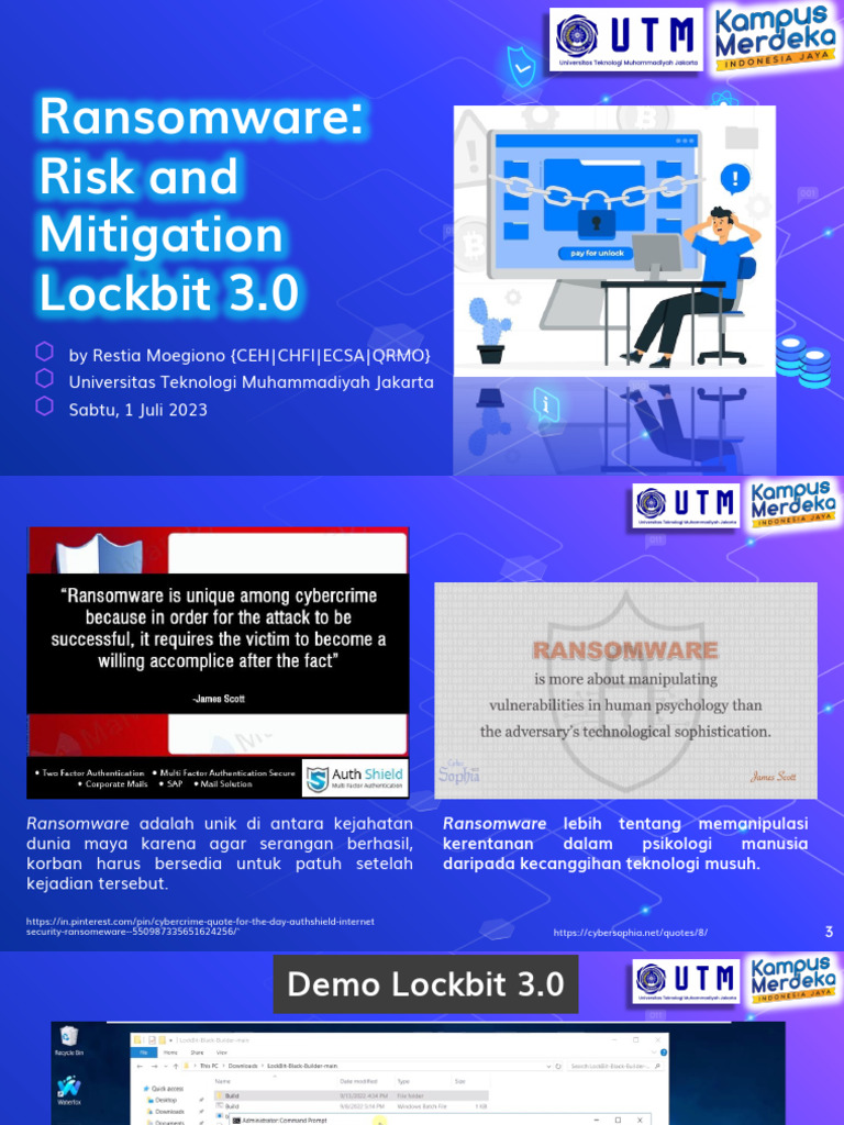 LockBit 3.0: Risiko dan Mitigasi | PDF