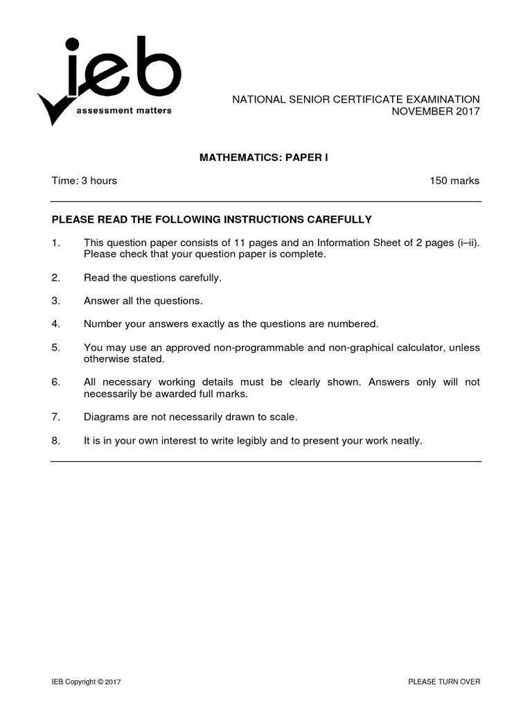Maths P1 2017 Pdf Cartesian Coordinate System Tangent