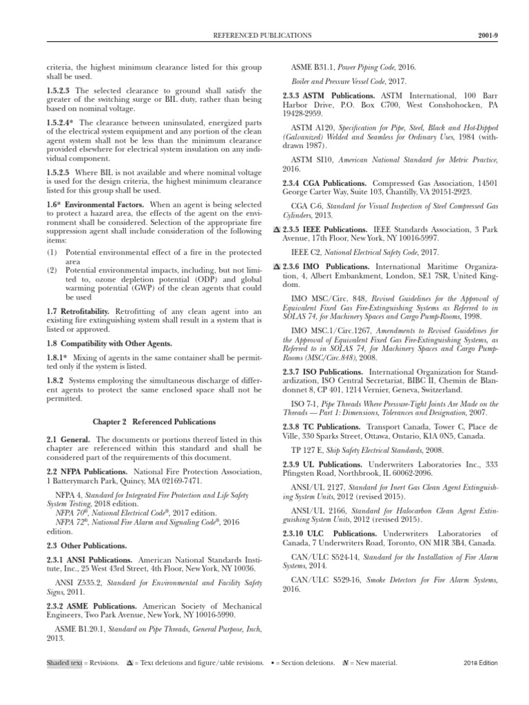 Nfpa 2001 - 2018 12 | PDF | Building Engineering | Manufactured Goods