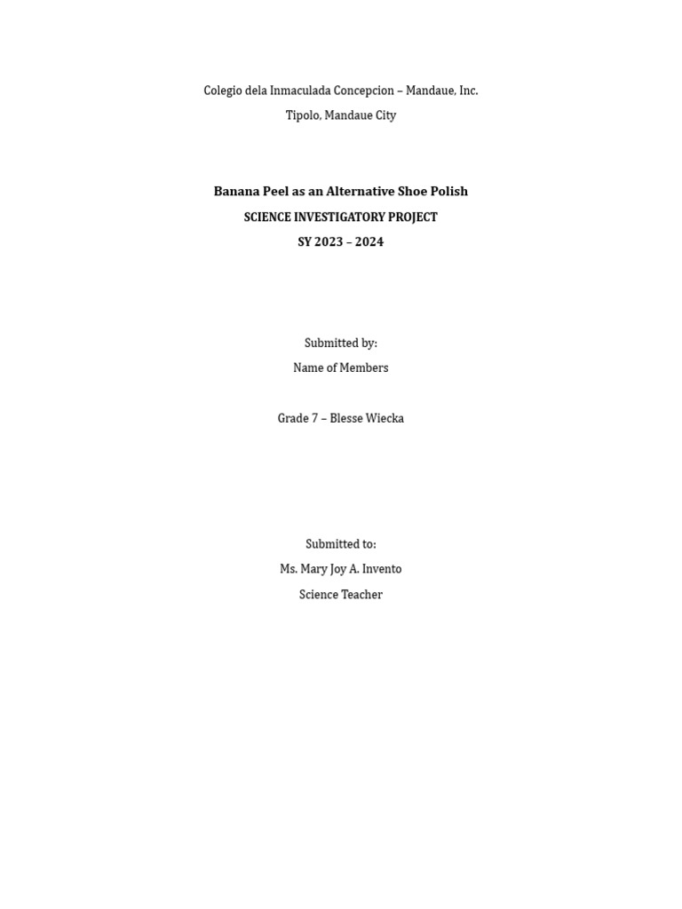 Sample Paper IP Output | PDF | Banana