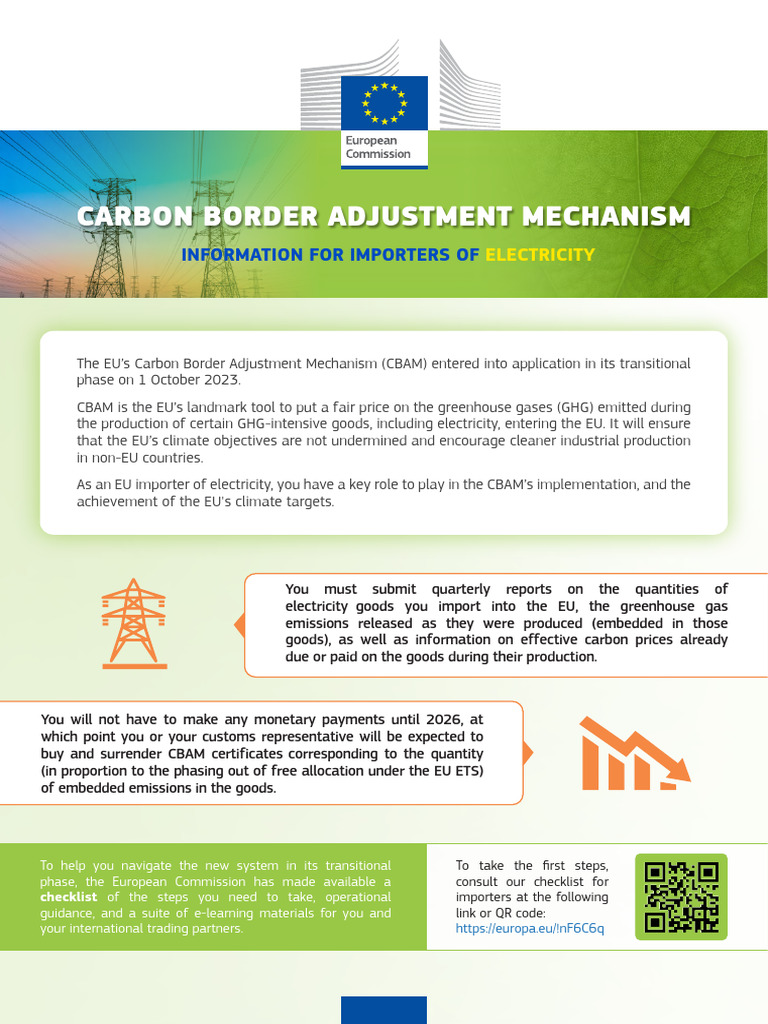CBAM Factsheet_ELECTRICITY_0 | PDF | European Union | Greenhouse Gas