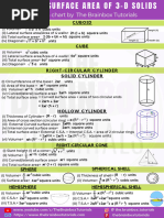 Lateral Area Formulas Explained | PDF | Area | Sphere