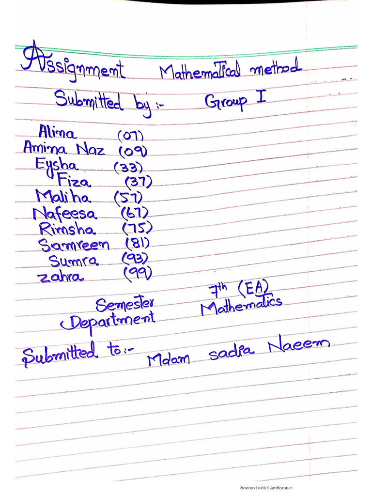 Method Group 1 | PDF