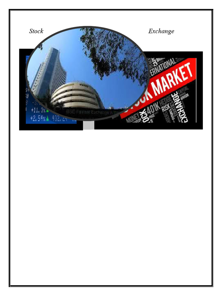 Class 12 Stock Exchange Project Overview | PDF | Stocks | Stock Exchange