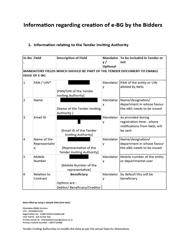 EBG Services - Annexure For EBG | PDF | Computing