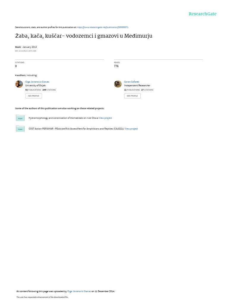 Zaba Kaca Kuscar Brosura Web | PDF